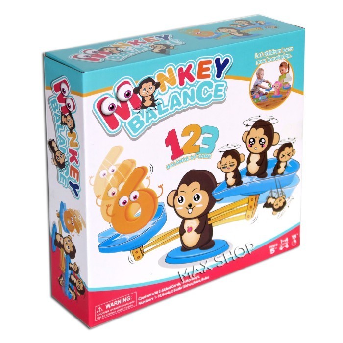 Jual Mainan Monkey Balance Math Toy Game Belajar Matematika Berhitung ...