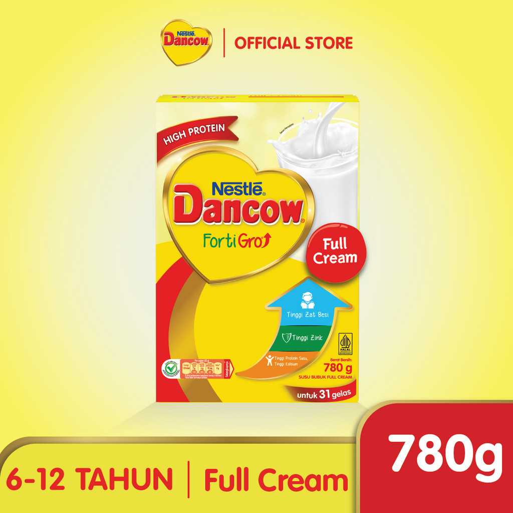 Jual DANCOW FortiGro Full Cream 780g | Shopee Indonesia