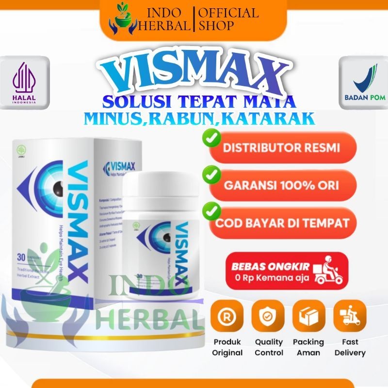 Jual VISMAX SUPLEMEN KESEHATAN MATA ATASI SEGALA PENYAKIT MATA 100% ...