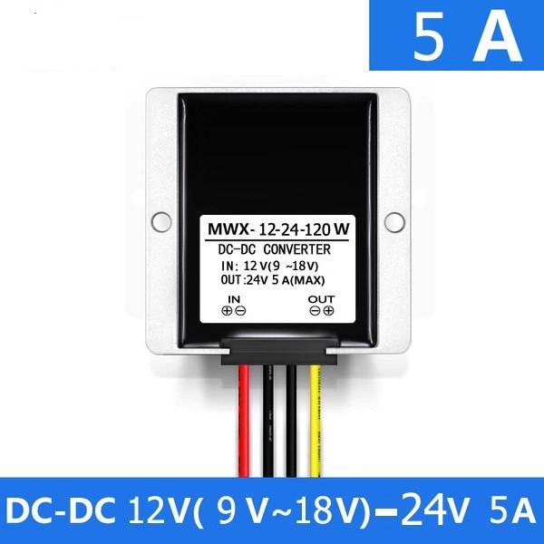 Jual 120W (5A) DC-DC step-up module 12V to 24V converter promo | Shopee ...