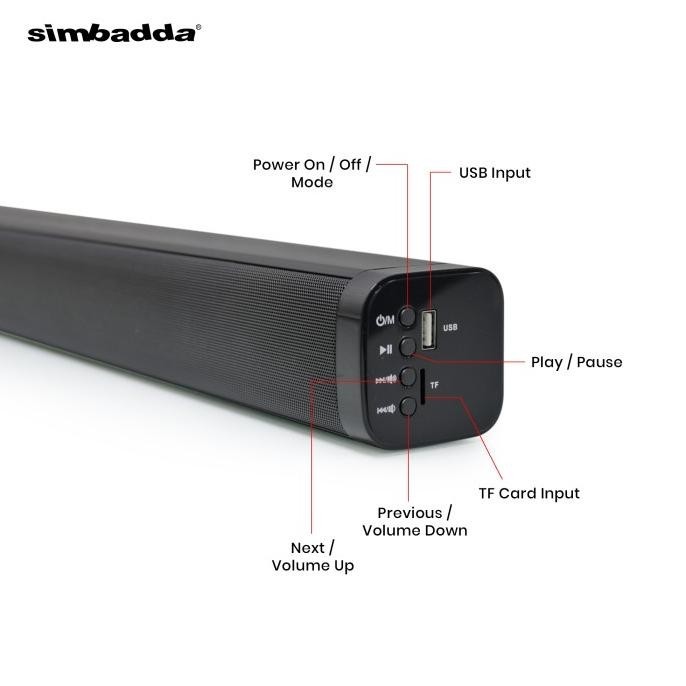 Jual Simbadda CST 903N+ Soundbar TV Wireless Bluetooth Home Theater ...