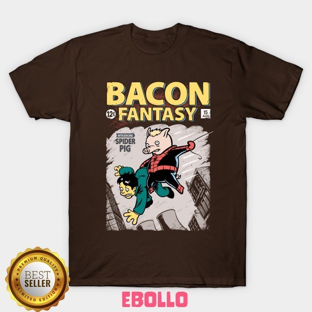 Jual Baju Kaos Tshirt Bacon Fantasy 15 Amazing 5 Cartoon Comic Book ...
