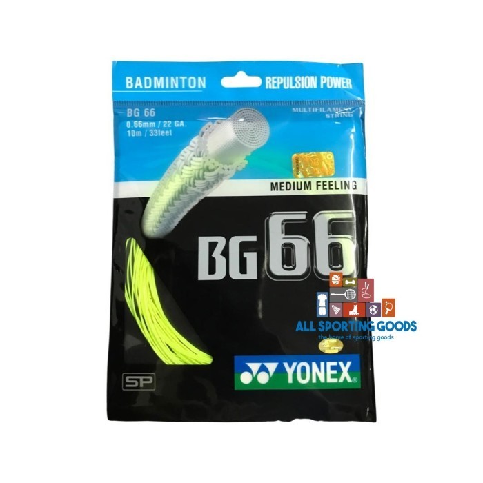 Jual SENAR RAKET BADMINTON BULUTANGKIS YY BG 66 PRODUK PILIHAN | Shopee ...