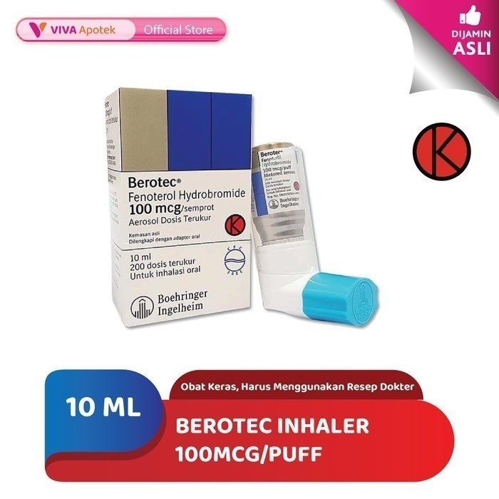 Jual Berotec Inhaler 100 mcg/Puff (10 ml) | Shopee Indonesia