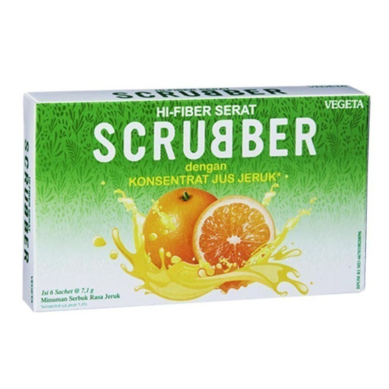 Jual Vegeta Scrubber Membantu Melancarkan Buang Air Besar (6 Sachet ...