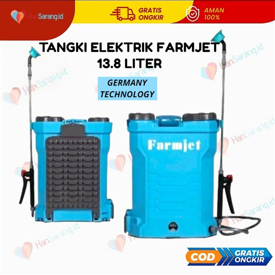 Jual SPRAYER FARMJET 13,8L TANGKI ALAT SEMPROT ELEKTRIK/CAS PERTANIAN ...