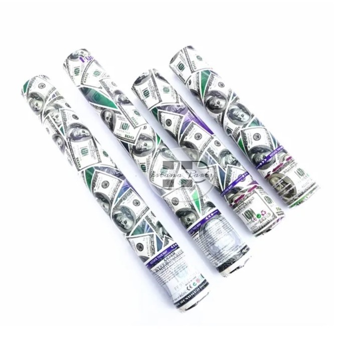 Jual populer] party popper dollar / confetti 40 cm dollar | Shopee ...