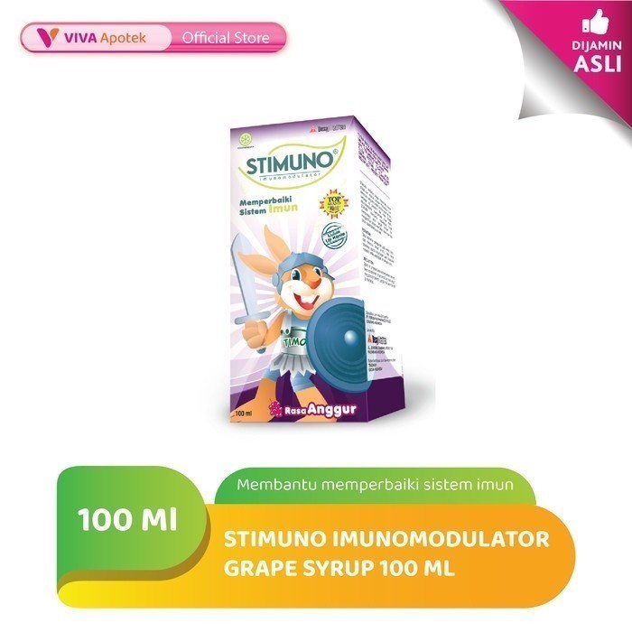 Jual Stimuno Imunomodulator Grape untuk Memperbaiki Sistem Imun (100 ml ...