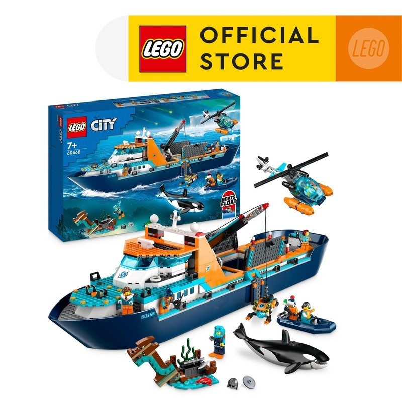 Jual LEGO City 60368 Arctic Explorer Ship Building Toy Set (815 Pieces ...