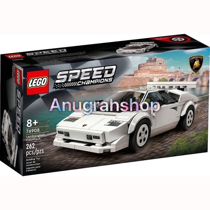 Jual LEGO 76908 SPEED CHAMPIONS Lamborghini Countach | Shopee Indonesia