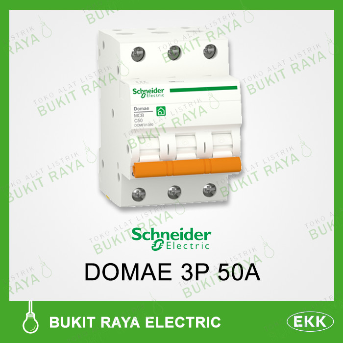 Jual Schneider MCB Domae 3P 50A 6kA Miniature Circuit Breaker | Shopee ...