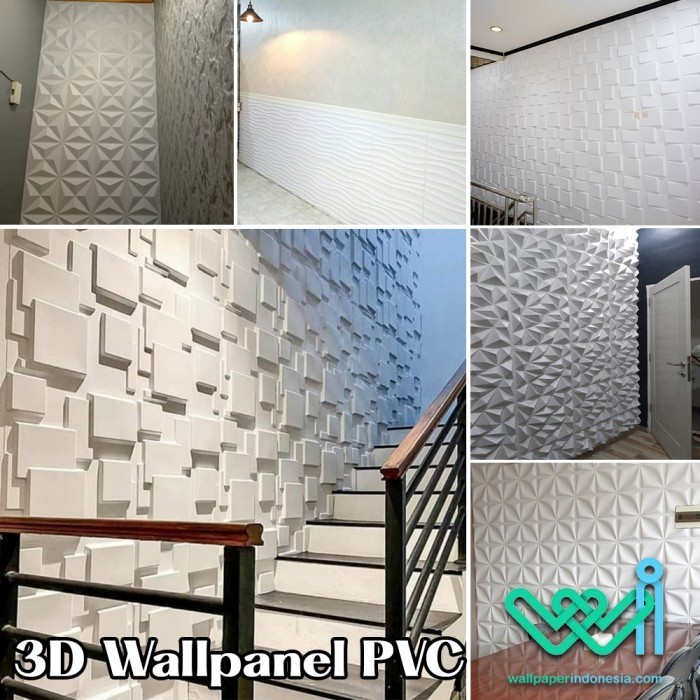 Jual WALLPANEL 3D DINDING WALL PANEL PVC INTERIOR DEKORASI WALLPAPER 2 ...