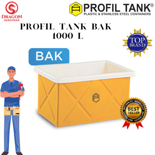 Jual Bak Persegi Profil Tank BAK 1000 liter - Tangki Air Terbuka Profil ...