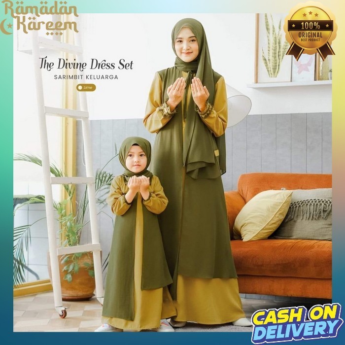 Jual Baju Gamis Wanita Set 2In1 Terbaru 2024 Maxidress Ghamis Putih Busui Istri Games2023 Idul ...