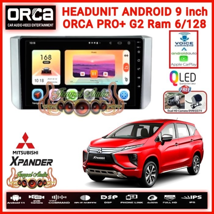 Jual Harga!! Head Unit Android ORCA PRO+G2 9 Inch Xpander/All-Livina ...