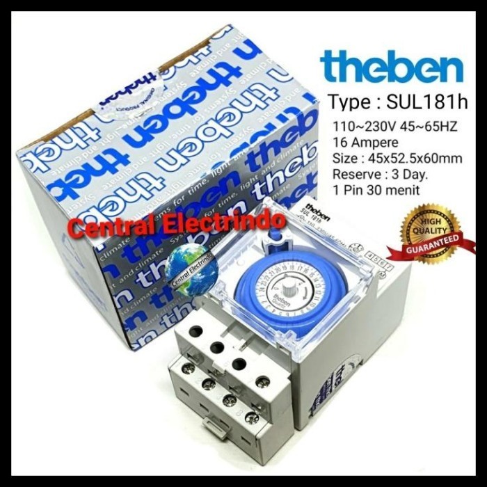 Jual Ready timer theben sul 181 h original timer 16a | Shopee Indonesia
