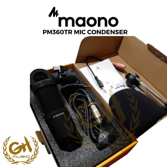 Jual Maono Au-Pm360Tr Condenser Microphone Garansi | Shopee Indonesia