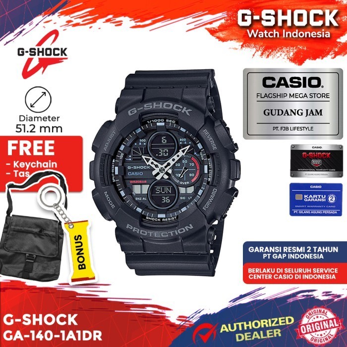 Jual G-Shock Gshock Ga-140-1A1Dr Ga-140-1A1 Ga-140 Ga140 Ga 140 ...