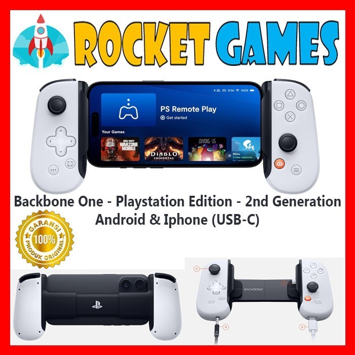Jual Backbone One Playstation Edition 2Nd Gen Iphone & Android (Usb-C ...