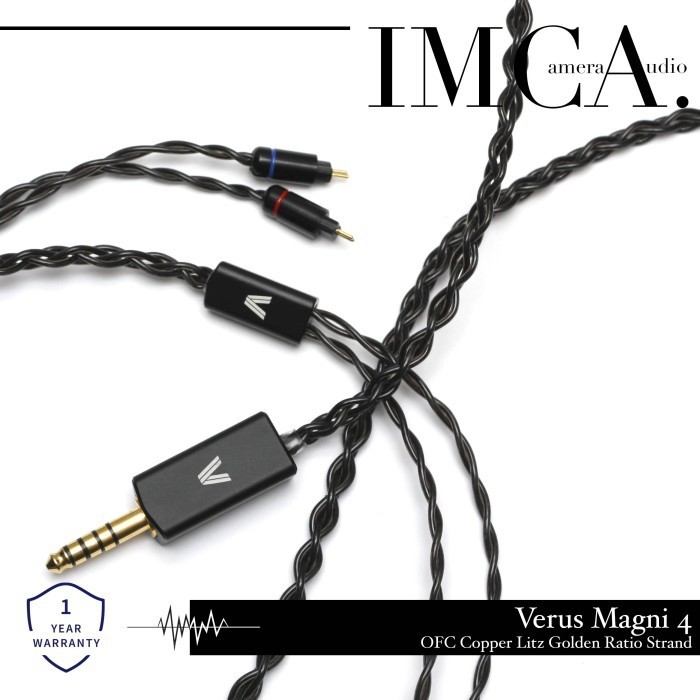 Jual Kabel Earphone Verus Magni 2Pin Copper Ofc 26 Awg 4 Wire Braided ...