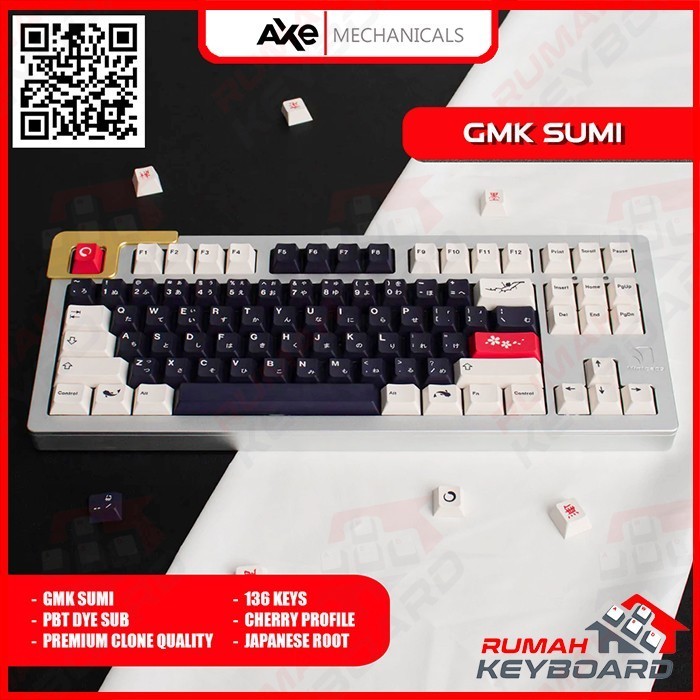 Jual Keycap - Keycaps - Cherry - Gmk Sumi - Pbt - Dye Sub | Shopee ...