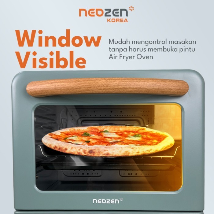 Jual Neozen Air Fryer Oven - Low Watt 20 Liter - Green Tosca | Shopee ...