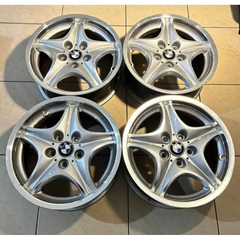 Jual Velg BMW Style 40 OEM Z3 Ring 17. Diamond Cut Lips and Face. Lebar 7.5. Et 41. Pcd 5x120 ...