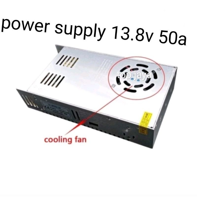 Jual Psu Top Jaya Power supply Switching 13,8 Volt 50a PowerSuply Radio ...