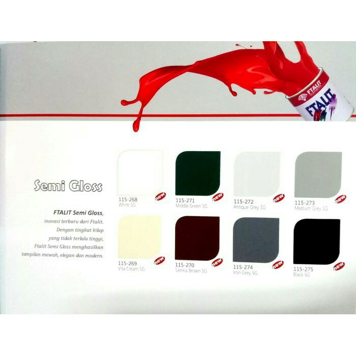 Jual NEW SERIES FTALIT DOFF / FTALIT SEMI GLOSS CAT KAYU BESI SEMUA ...