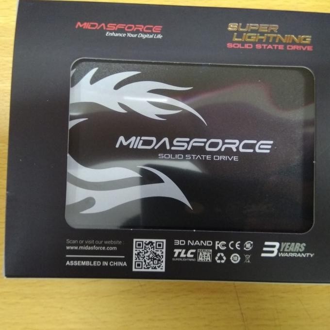 Jual Ssd Midasforce 128Gb Super Lightning Sata 3 2.5 Inch Tlc | Shopee ...