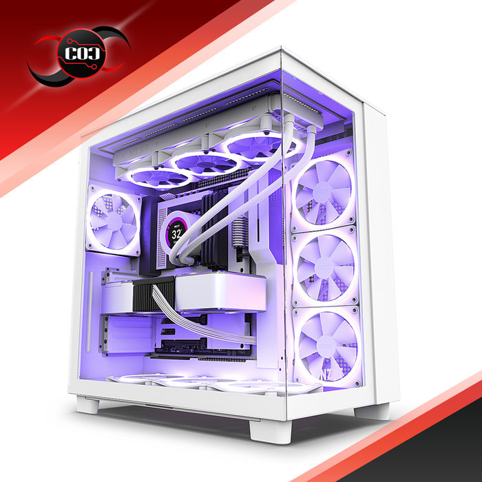 Jual Nzxt H9 Flow White | Shopee Indonesia
