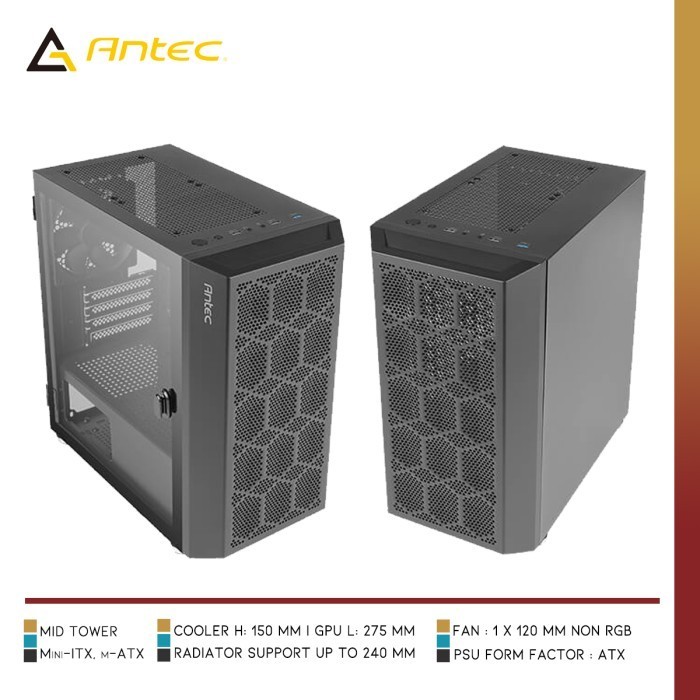 Jual Antec Nx200M Nx Series-Mid Tower Gaming Case | Shopee Indonesia