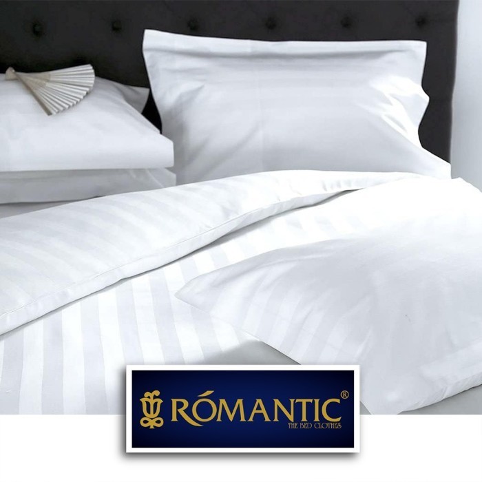 Jual Fitted Sheet 100% Full Cotton 300 Tc Hotel Sprei Dobby White ...