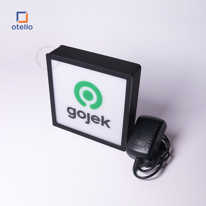 Jual Neon Box Acrylic Light Square Custom Logo Lampu Hias Led Dekorasi ...