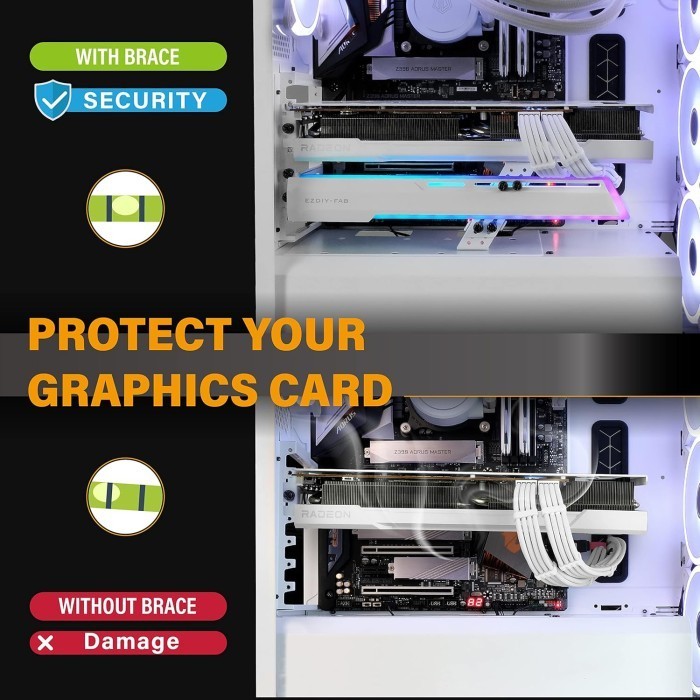 Jual Ezdiy-Fab Argb Gpu Holder Brace Graphics Card Support | Shopee ...