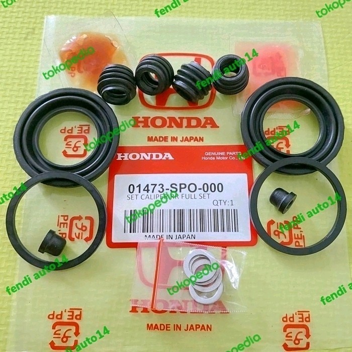 Jual Caliper Kit Seal Piston Cakram Belakang 1Set Honda Stream Original Termurah | Shopee Indonesia