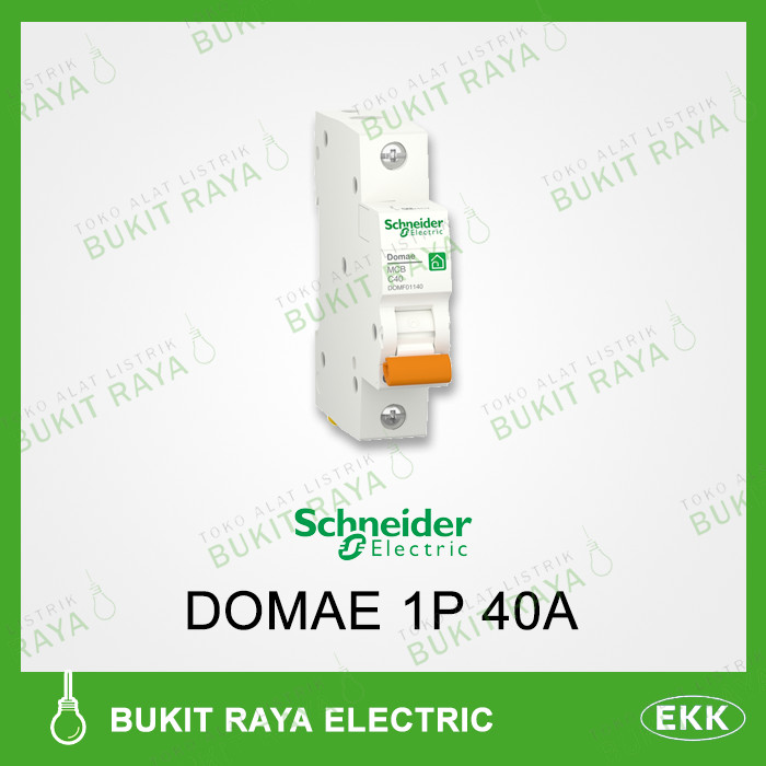 Jual Schneider MCB Domae 1P 40A 6kA Miniature Circuit Breaker | Shopee Indonesia