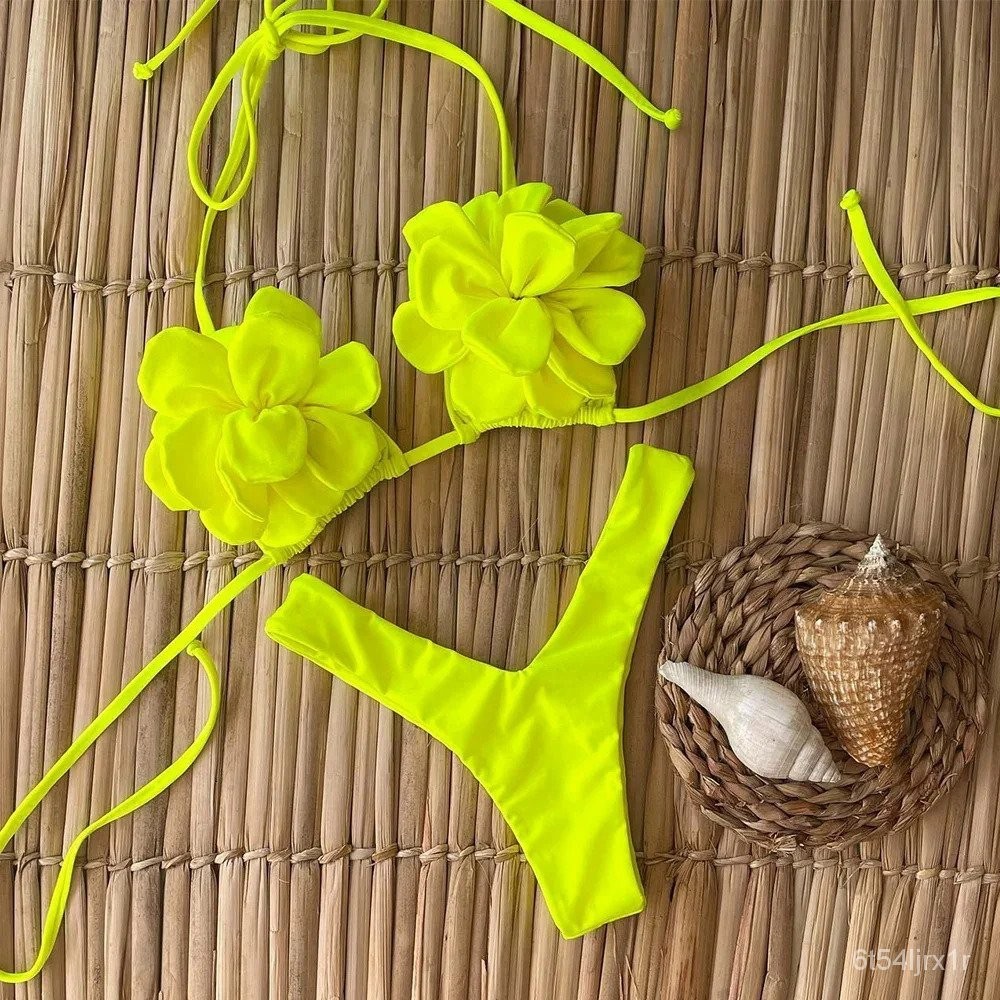 Jual Sexy Floral Micro Bikini Women Swimsuit Female Swimwear Thong
