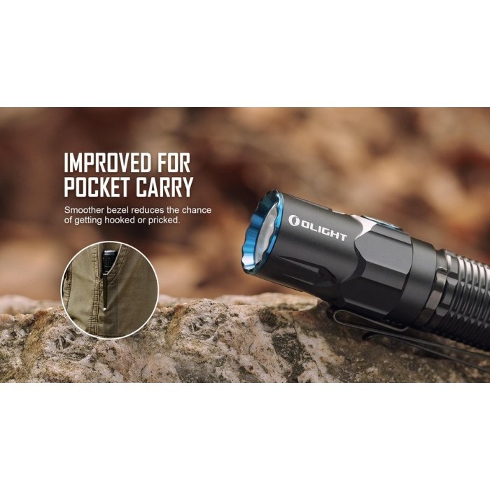 Jual Senter Olight Warrior 3S Black Rechargeable Tactical Flashlight ...