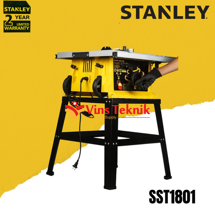 Jual Mesin Meja Potong 10 Inch Table Saw Sst1801 Stanley Sst 1801 ...