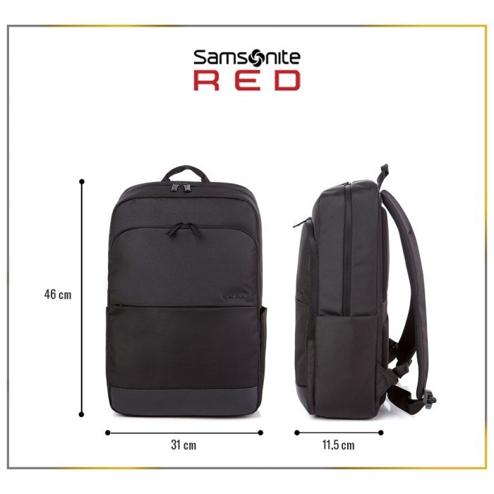 Jual Samsonite Red Label Haeil Backpack - Black | Shopee Indonesia