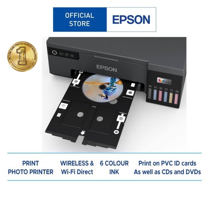 Jual Printer Epson L8050 A4 Photo Printing, Pvc Id Card, Cd/Dvd ...