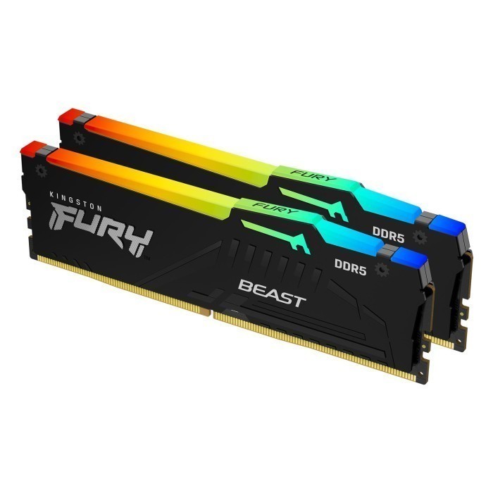 Jual Kingston Fury Beast Ddr5 Rgb 6000 Mhz 16Gb Dual Channel (2X8Gb) | Shopee Indonesia