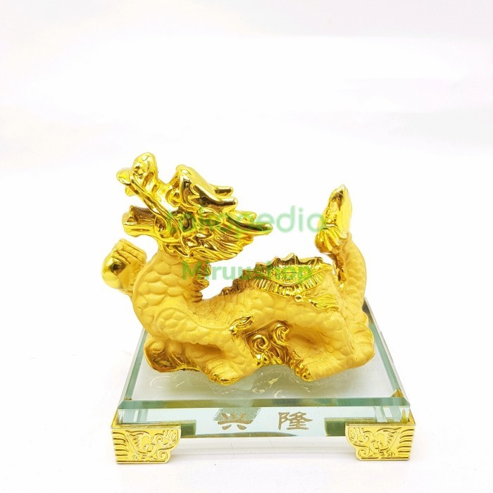 Jual Patung Shio Naga Dragon F6 Emas | Shopee Indonesia
