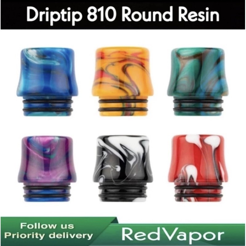 Jual 810 Drip Tip ROUND RESIN Goon PeerLess Drop Kennedy | D8021 ...