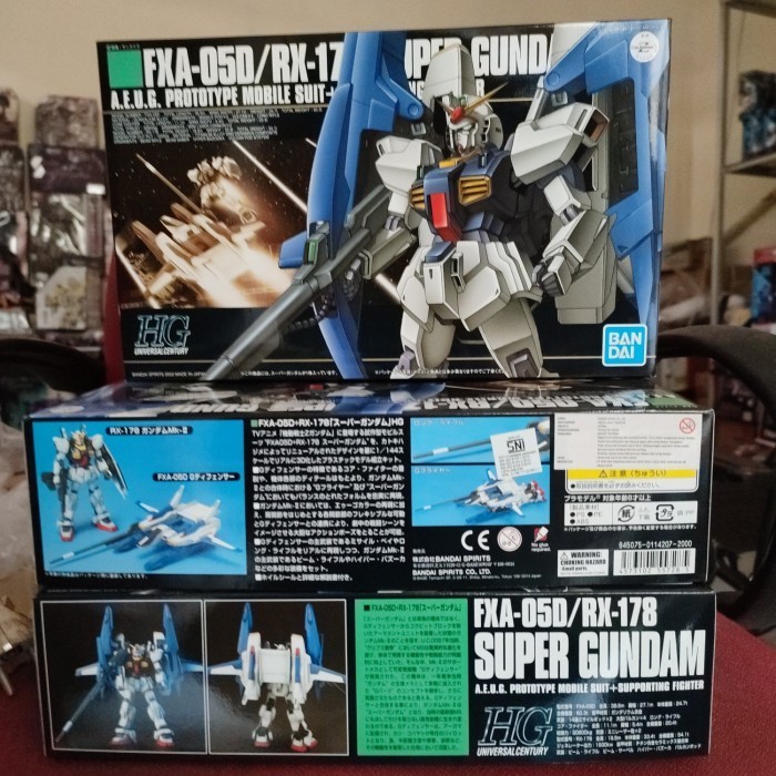 Jual Gundam HGUC Super Gundam FXA-05D/RX-178 Bandai | Shopee Indonesia