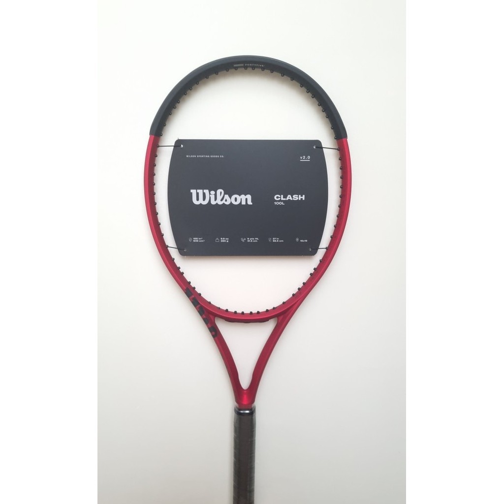 Jual Wilson CLASH 100L v2 280g 16x19 Tennis Racket Raket Tenis | Shopee ...