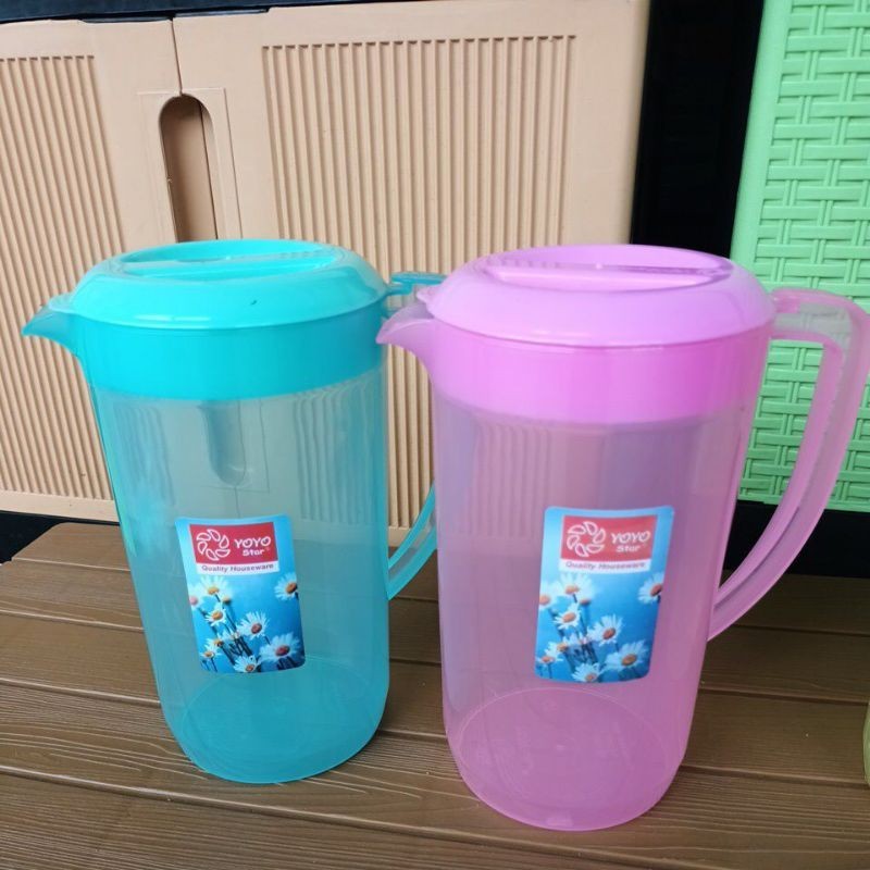 Jual Teko air minum / eskan plastik/teko plastik/Water Jug 1,4 liter | Shopee Indonesia