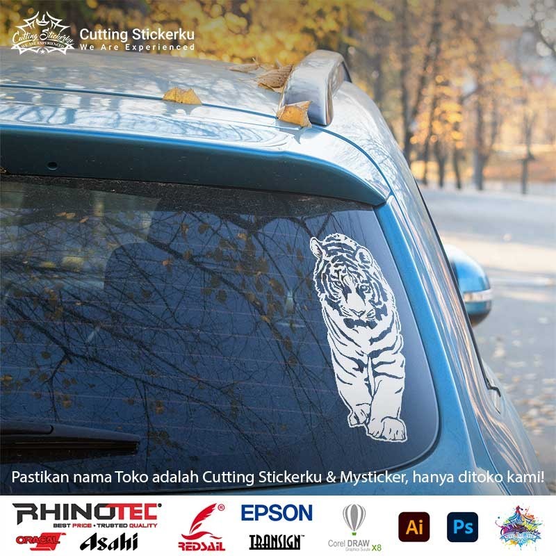 Jual Cutting Stiker Harimau Maung Siliwangi Variasi Motor Mobil Sticker ...