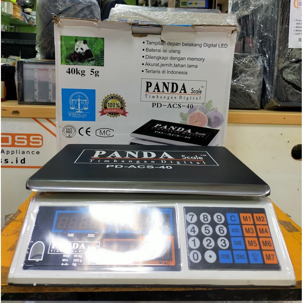 Jual Timbangan Digital Panda Scale 40kg - Panda Scale PD-ACS-40 ...